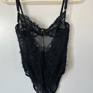 Gooseberry Intimates | Tops | Gooseberry Intimates Black Honeybee Lace ...